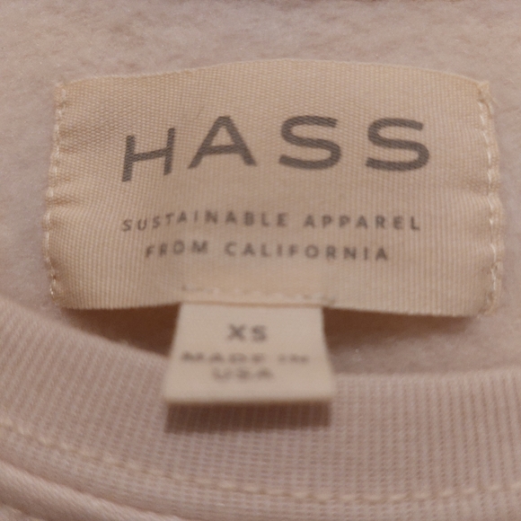 HASS | Dresses | Hass Brand Fleece Bone Color Very Soft Pull Over ...